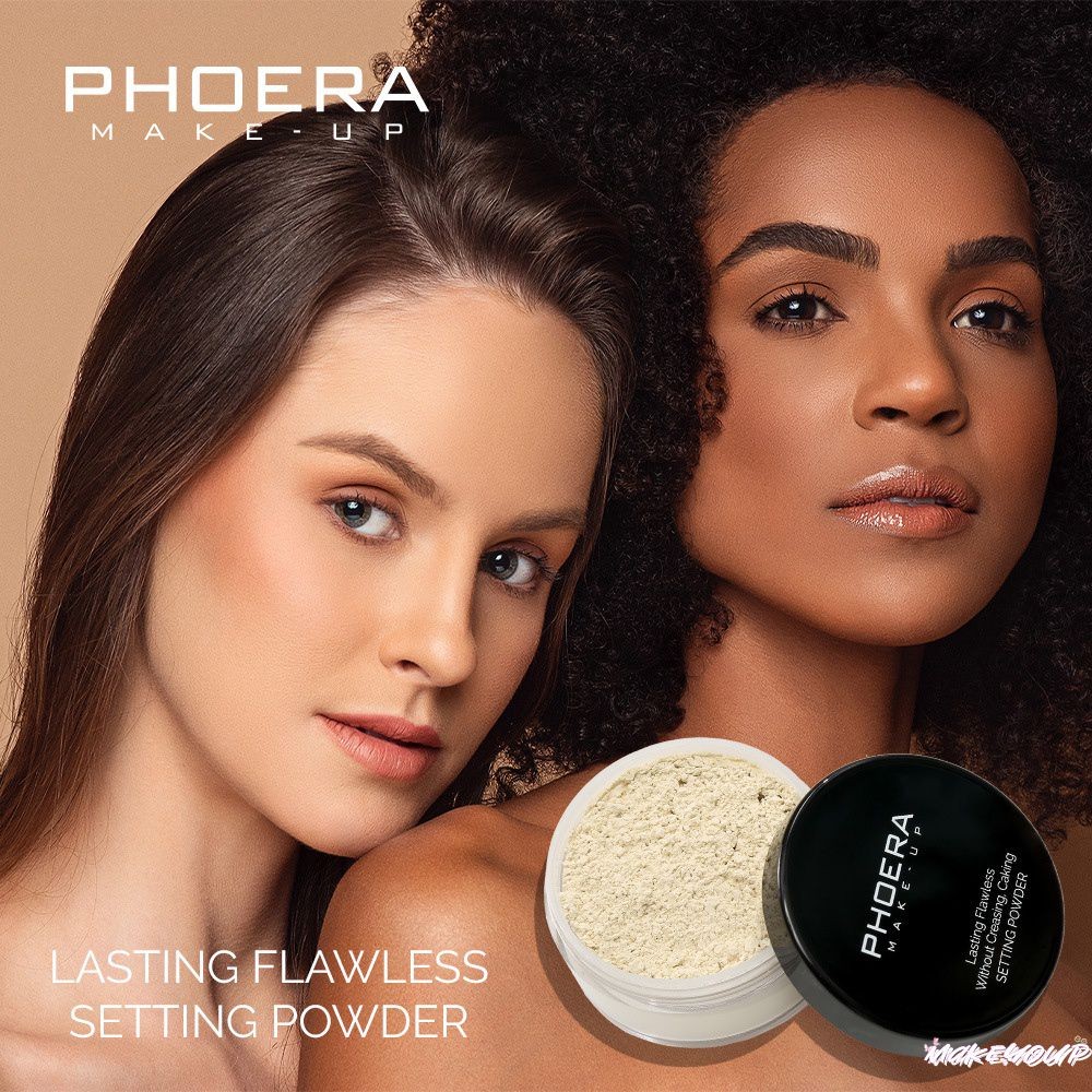 PHOERA Setting Powder Water Proof Natural Skin Modification Powdery ...