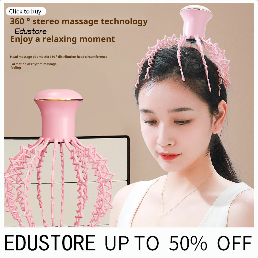 Physiotherapy Head Massager Real-person Massage Headgear Electric Scalp ...