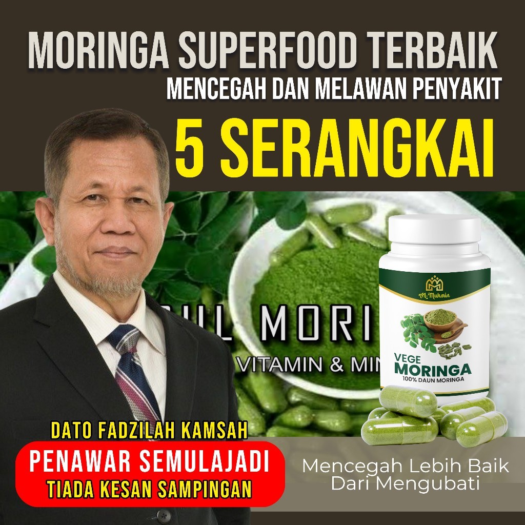 MORINGA CAPSULE AL-MUKMIN 100% ORIGINAL | Shopee Malaysia