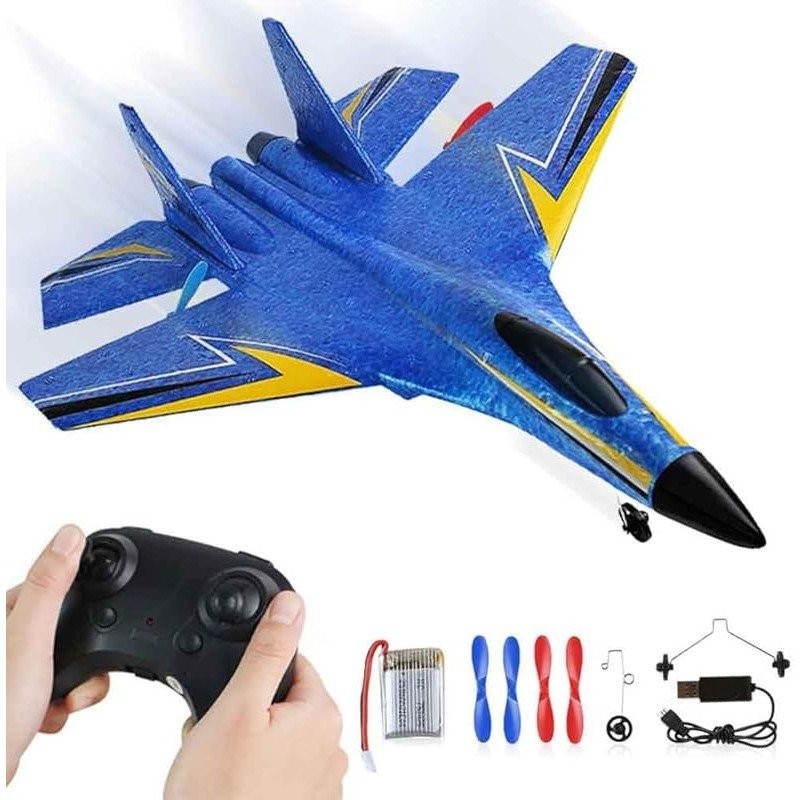 2025 Upgrade Gravity Gliders Airplane with Lights, RC Plane Remote ...