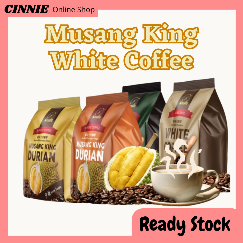 N-FRUITS White Coffee Musang King Coffee Durian Coffee Halal 3 in 1 ...
