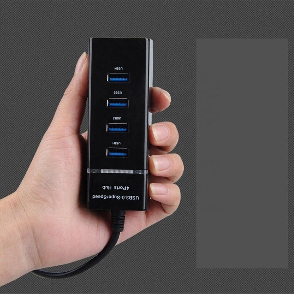 4 Ports 3.0 USB HUB Splitter High Speed Multi Splitter USB Adapter Expander Cable For Desktop PC ...