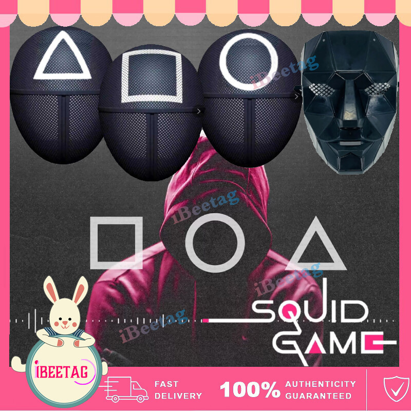 Squid Game Guards Square Circle Triangle Mask Korean TV Series ...