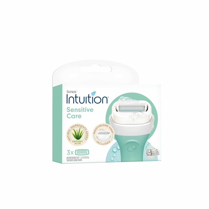 SCHICK Intuition Plus Sensitive Care 3's | Shopee Malaysia
