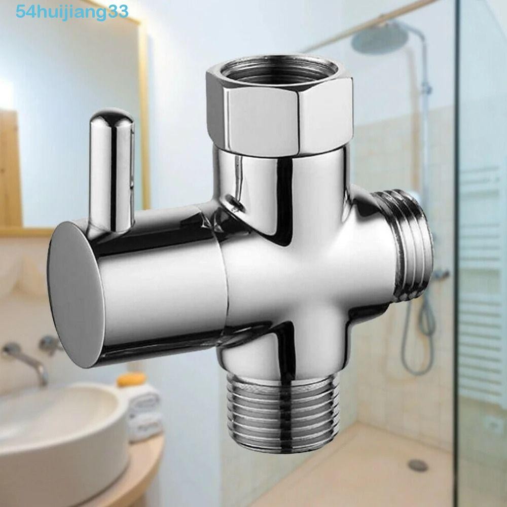 HUIJIANG 3 Way Shower Head Diverter Valve, T-adapter Three Function 3 ...