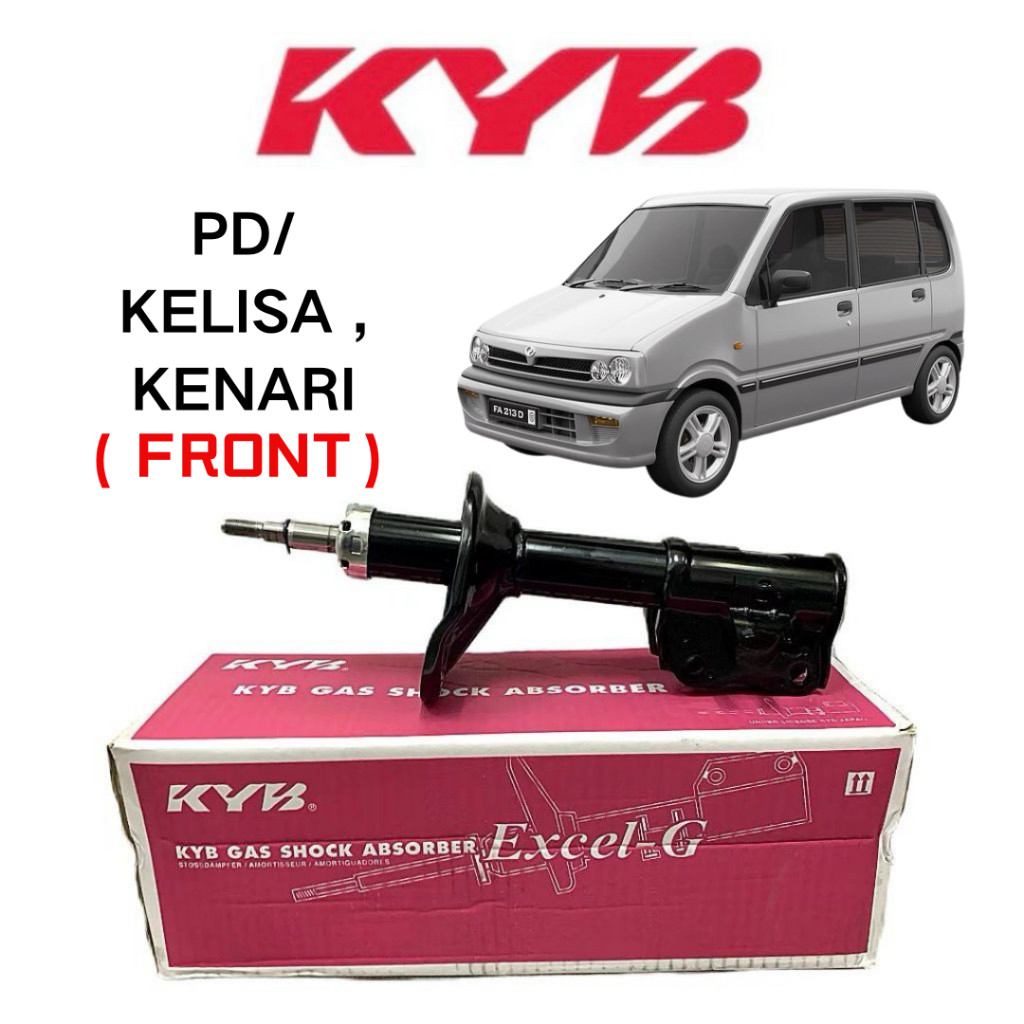 KYB Absorber Set - Perodua Kelisa , Kenari (FRONT & REAR) (GAS & OIL ...