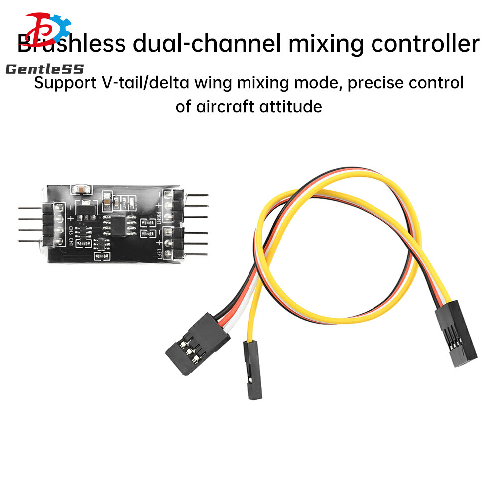 Brushless Dual-Channel Mixer V-Tail Delta Wing 2-Way Speed Difference ...