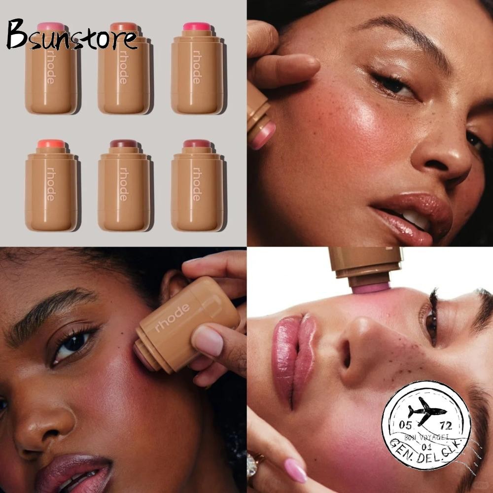 BSUNS1 Rhode Blush Stick, Hailey/Piggy Moistured Lip And Cheek Blush ...