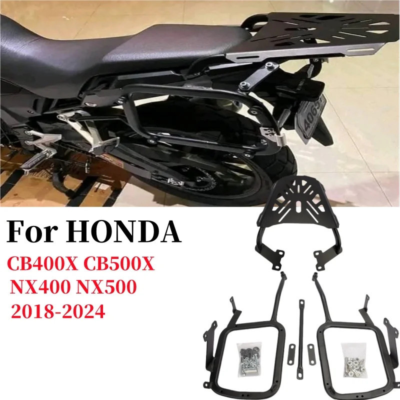 For HONDA CB400X CB500X NX400 NX500 Motorcycle Side Box Rack Tail Box ...