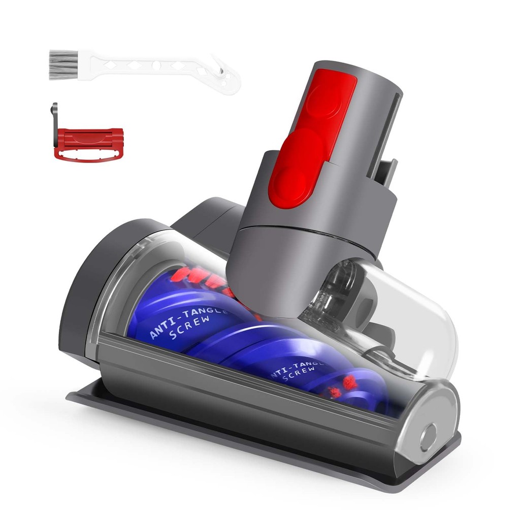 Mini Motorized Tool Brush Head Compatible with Dyson V7 V8 Cyclone V10 ...