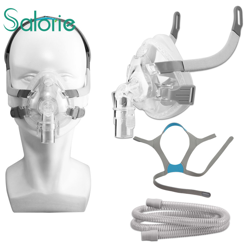 Universal CPAP Nose Mask Full-Face Masks with Headgear Suitable for All ...