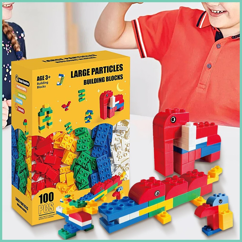 Building Blocks for Kids Interlocking Assembling Blocks Creative ...