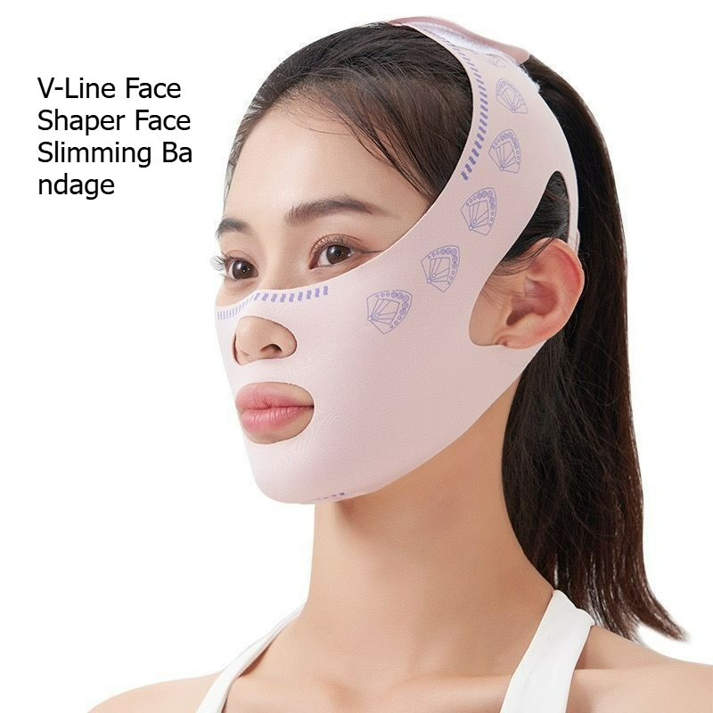 V-Line Face Shaper Face Slimming Bandage Facial Massage Strap Chin ...