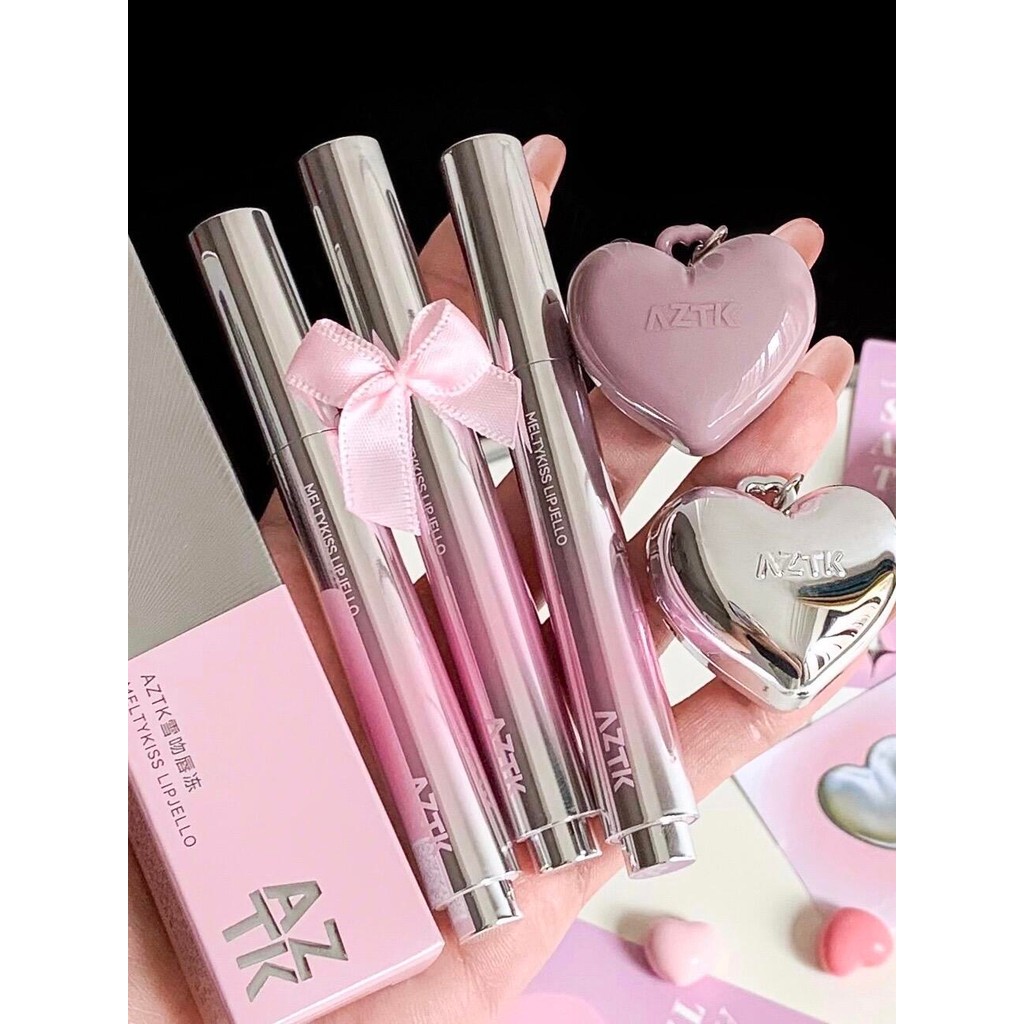 Aztk Lip Jelly Water Gloss Mirror Lip Glaze Summer Limited Nude Color ...