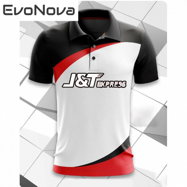 J&T Express JNT Short Sleeve polo Shirts for Delivery Workers ...