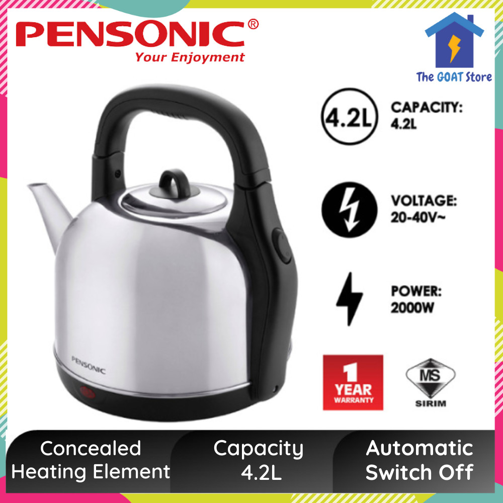 Pensonic Electric Kettle PAK-5002 PAK5002 | Shopee Malaysia