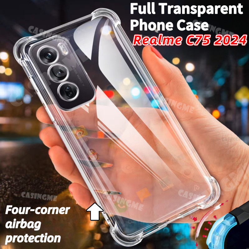 Realme C85 2024 Transparent Airbag Clear Casing For Realme C75 ...