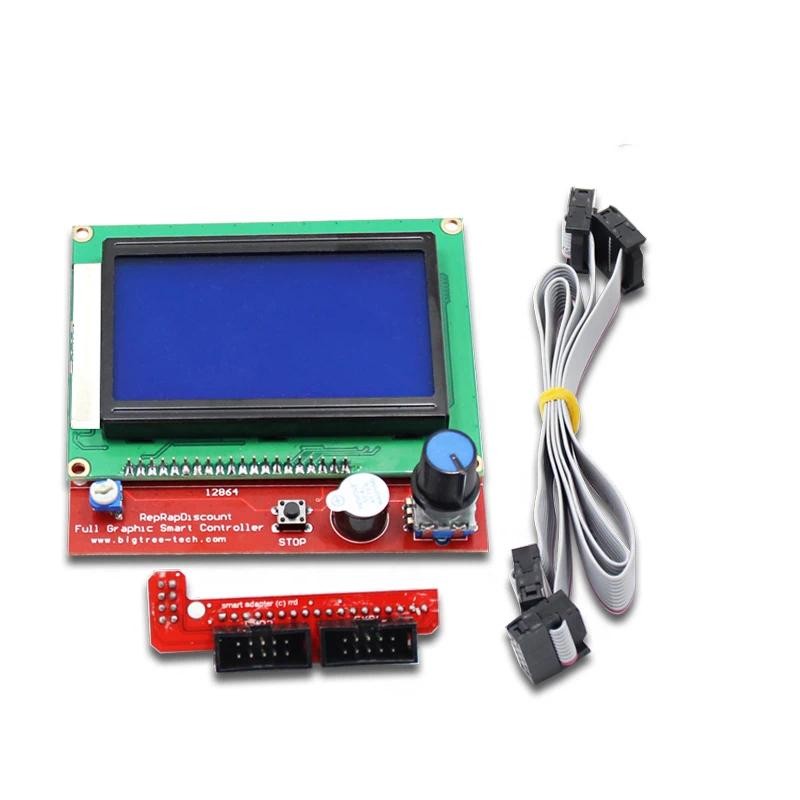LCD12864 Control Panel Smart Controller Display Compatible with Ramps 1.4 Ramps 1.5 Ramps 1.6 ...