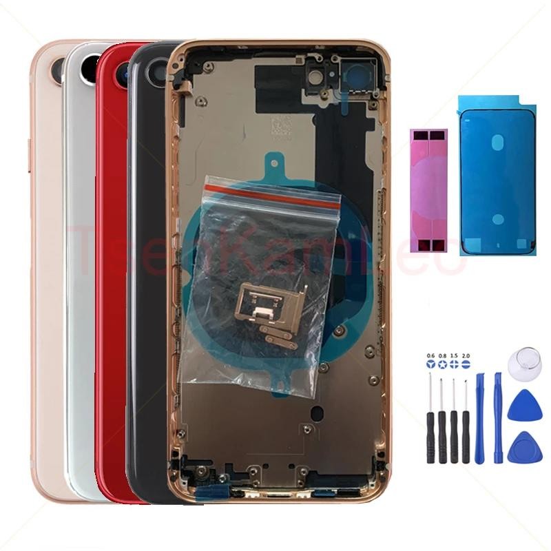 [TKL]Super Quality Replace For iPhone 8 Back Battery Glass Cover Rear ...