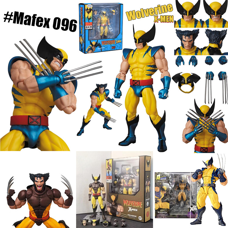Wolverine Mafex 096 138 Action Figure Wolverine Revoltech Change Face ...