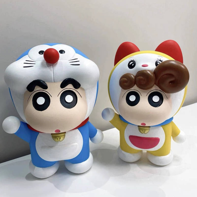 Crayon Xiaoxin Doraemon Creative Fashion Play Blind Box Hand-Made ...
