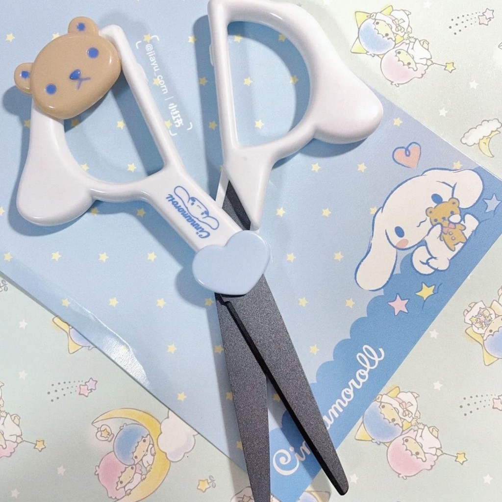 Sanrio Girl Heart Cute Cinnamon Dog Hand-Cutting Scissors Primary ...