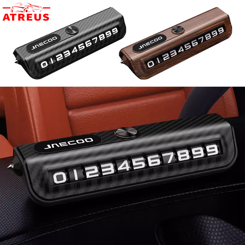 Jaecoo J7 Car Temporary Parking Card Phone Number Hidden Stop Sign ...