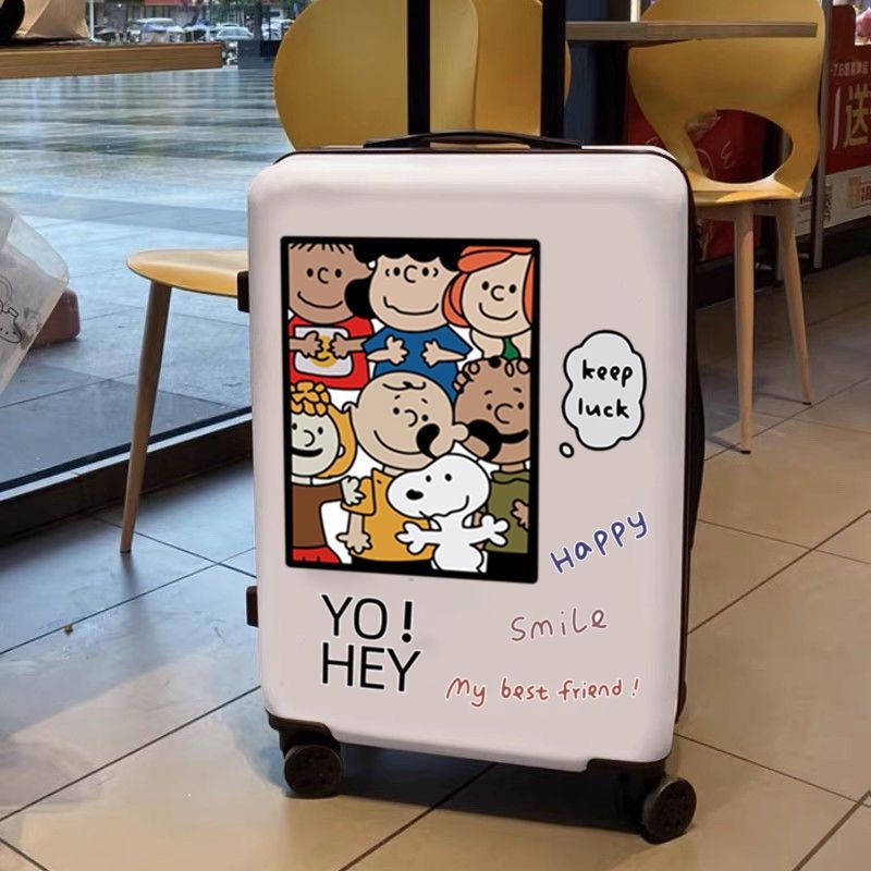 Cartoon Cute Snoopy Big Sticker Suitcase Suitcase Suitcase Trolley Case ...