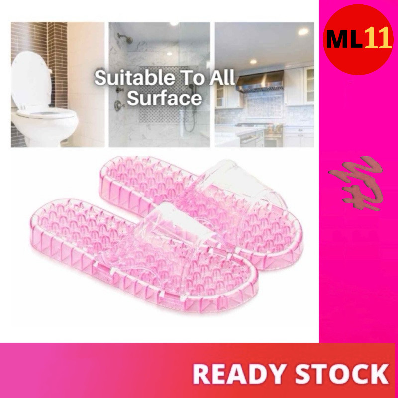Massage Sandals Woman Man Bathroom in Door Slipper Non-Slip Selipar ...