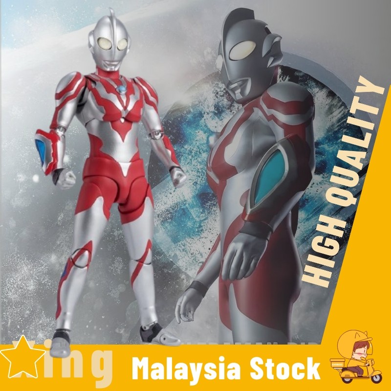 New 18CM SHF Ultraman Ribut Ultraman Figure Upin Ipin Galaxy Rescue ...
