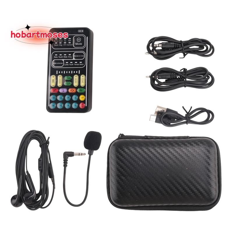 Voice Changer Handheld Microphone Voice Changer with Sound ...