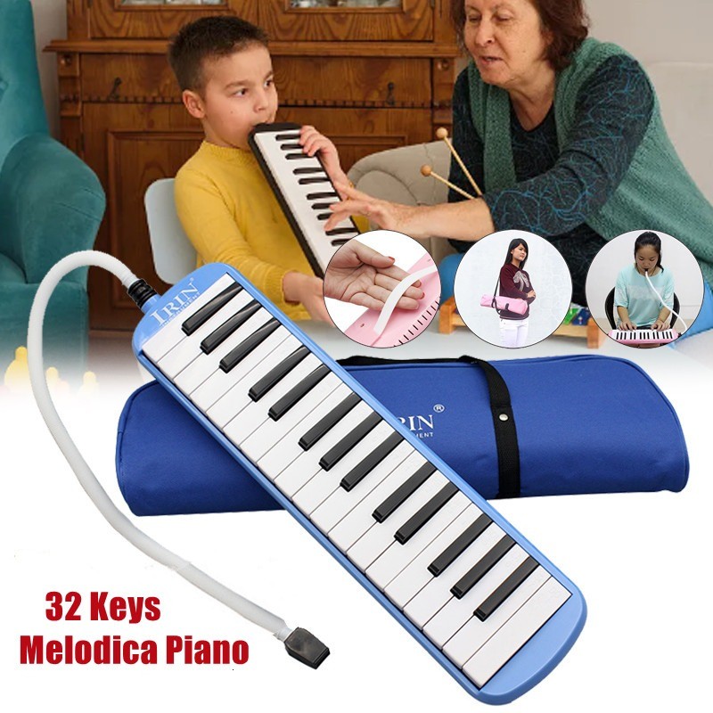 32 Keys Mini Piano Keyboard Musical Instrument Mouth Organ Children ...