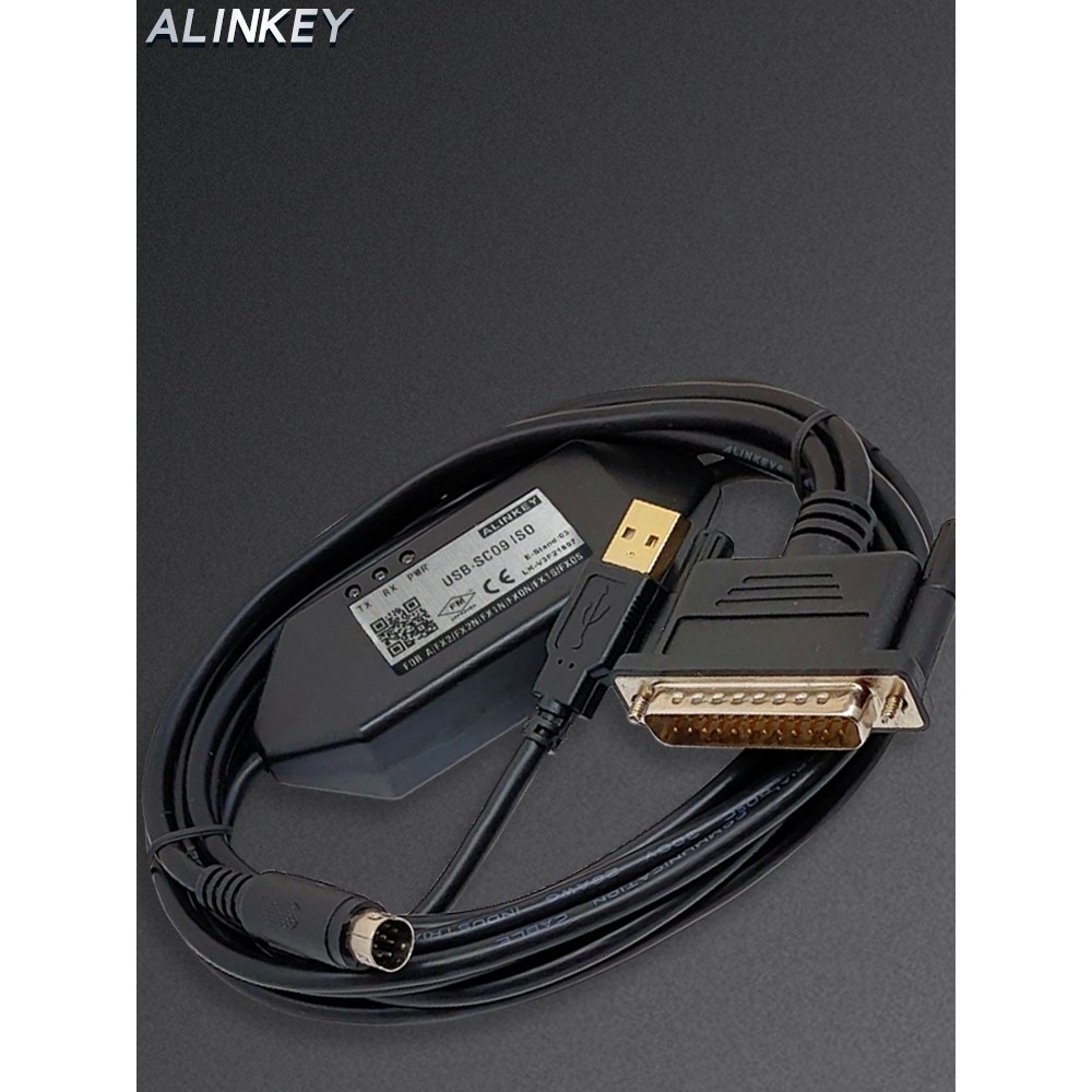 Suitable for Mitsubishi PLC Programming Cable Upload Download Data ...