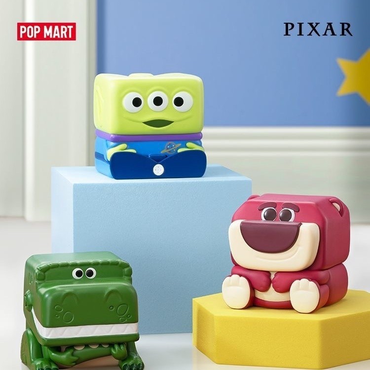 P POPMART POPMART Pixar POPCUBE-3 Figure-Made Mystery Box Gift | Shopee ...