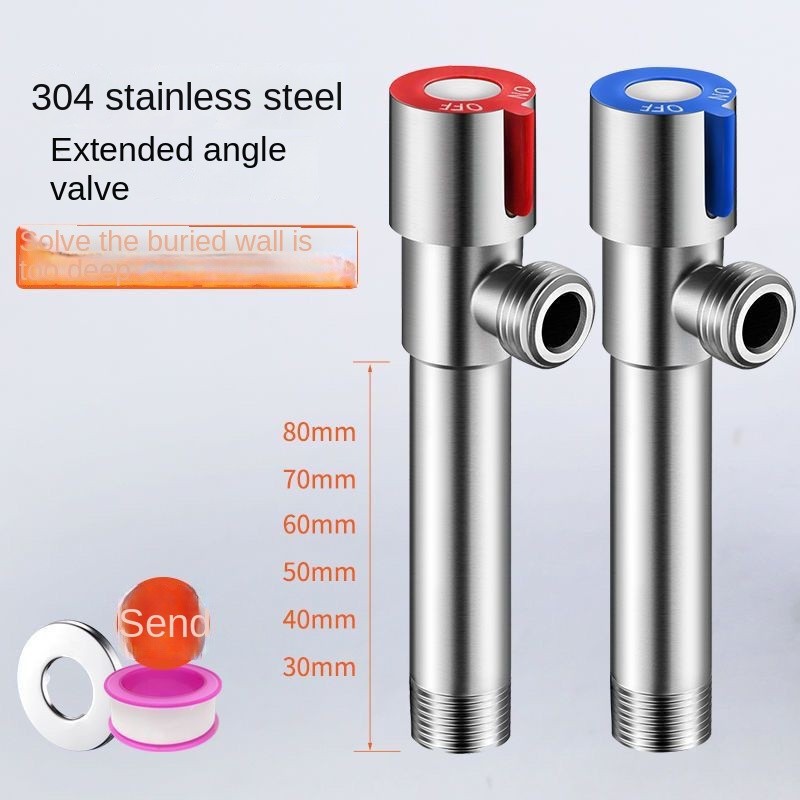 304 Stainless Steel Triangle Valve Extra Thick 4-Point Switch Valve ...