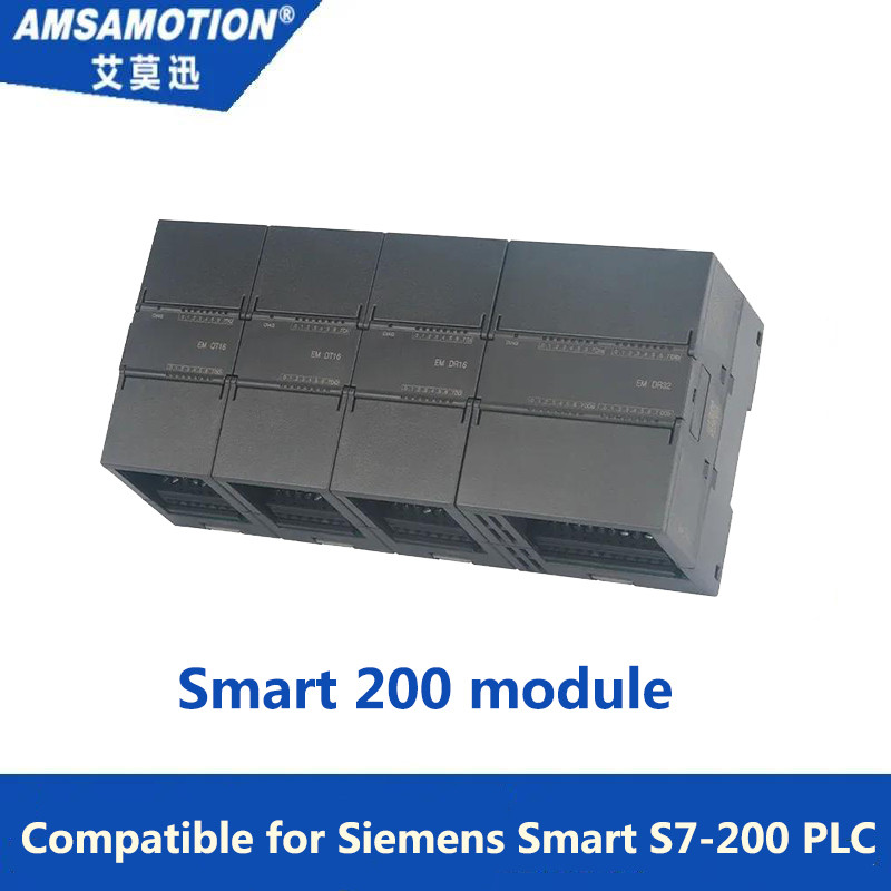 AMSAMOTION Compatible for Siemens Smart S7-200 PLC Smart200 Digital Analog Expansion Module EM ...