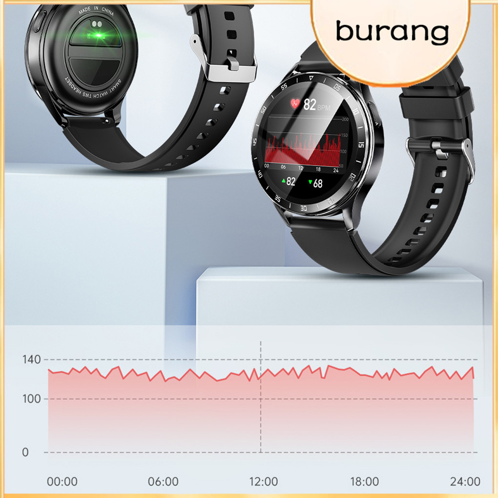 Men S Smart Watch With 2-in-1 Headset Waterproof Screen HD Bluetooth 2 ...
