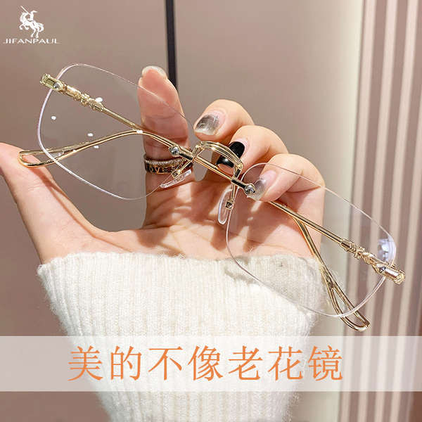glasses safety glasses 老花眼镜 Cermin mata baca untuk wanita, anti-cahaya ...