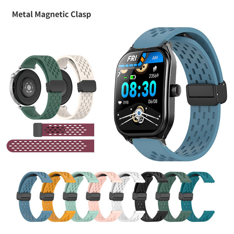Straps Magnetic Buckle Sports Silicone Strap For Aolon Curve Smart ...