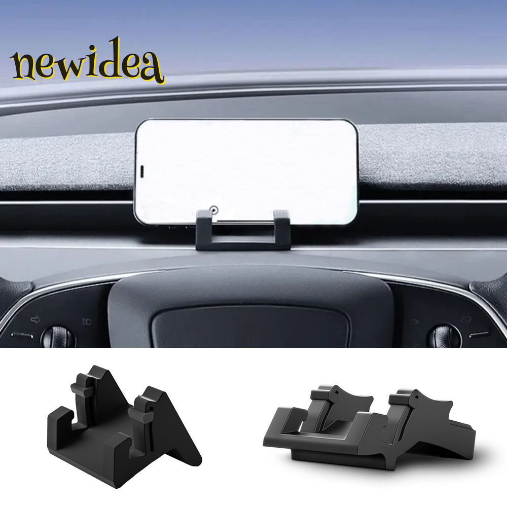 NEWIDEA Automotive Dashboard Bracket, Black No Trace Car Phone Holder ...
