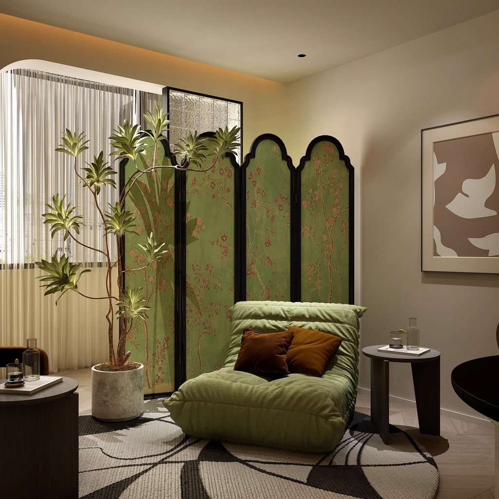 European American Style American Style Screen Partition Living Room ...