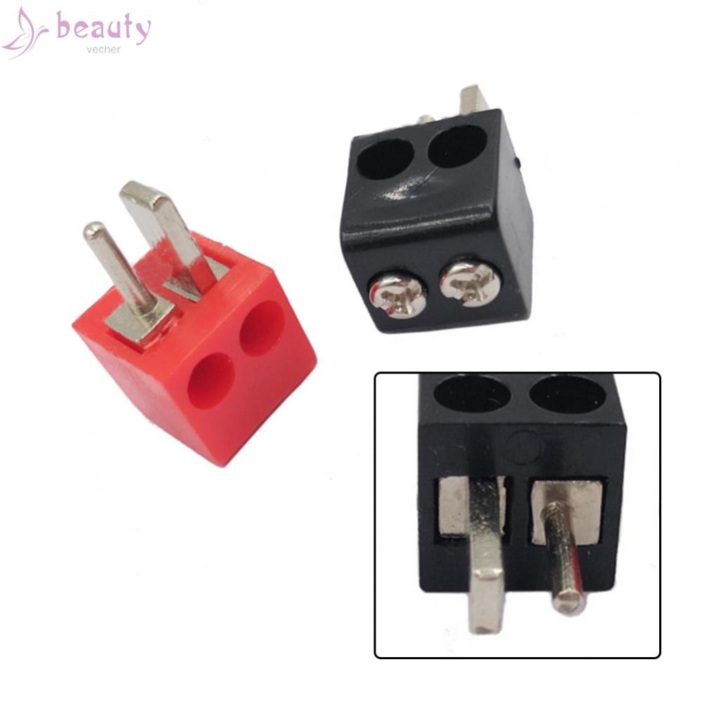 Plug Connector Red & Black T-shaped Plug 2 Pin DIN Hi-Fi Speaker Plug ...