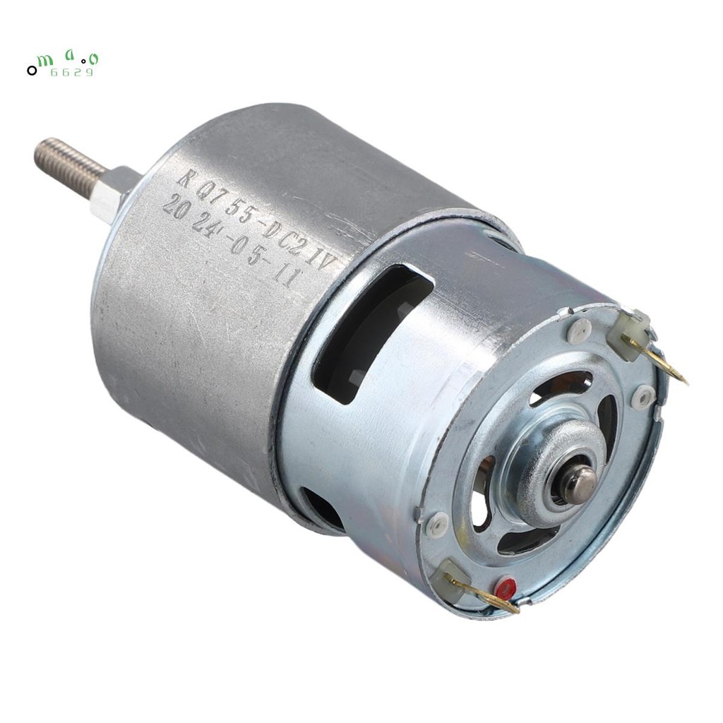 755 DC Motor for Weed Trimmer 21V Grass Cutter Motor with Long Shaft ...