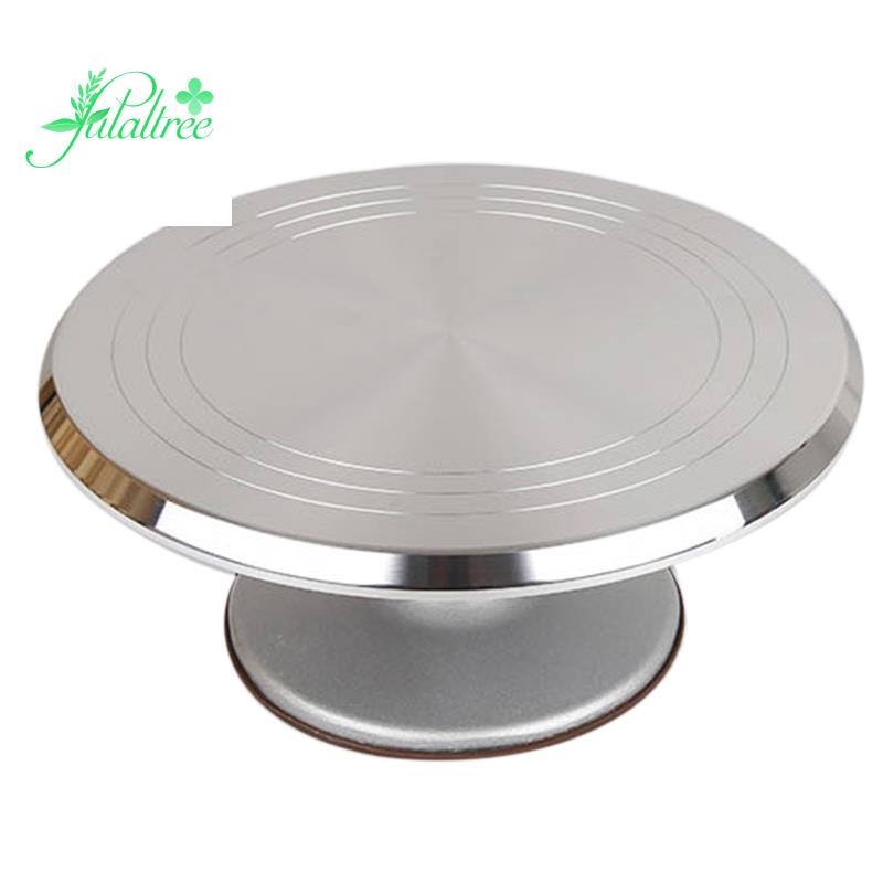 25Cm 10 Inch Alloy Cake Turntable Cake Stand Platform Round Rotating ...
