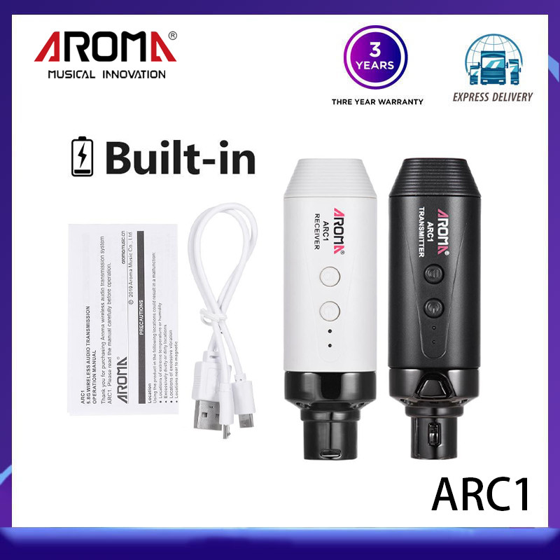 Aroma ARC1 Wireless transmission system (microphone and receiver)4 Max ...