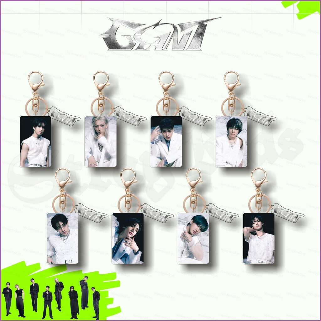 gh Stray Kids Bang Chan Lee Min-Ho Stars Acrylic Keychain New Album ...