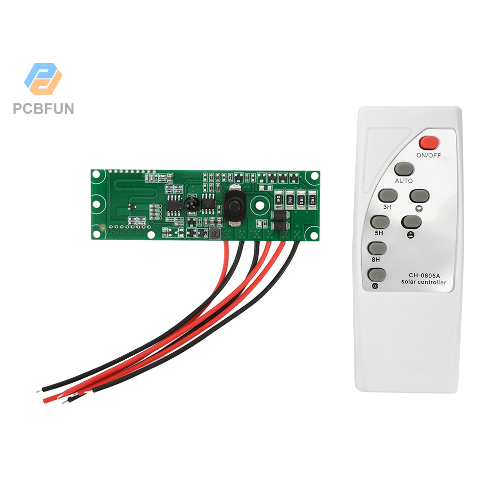 Pcbfun Solar Lamp Board Control Sensor Microwave Radar Induction Solar ...