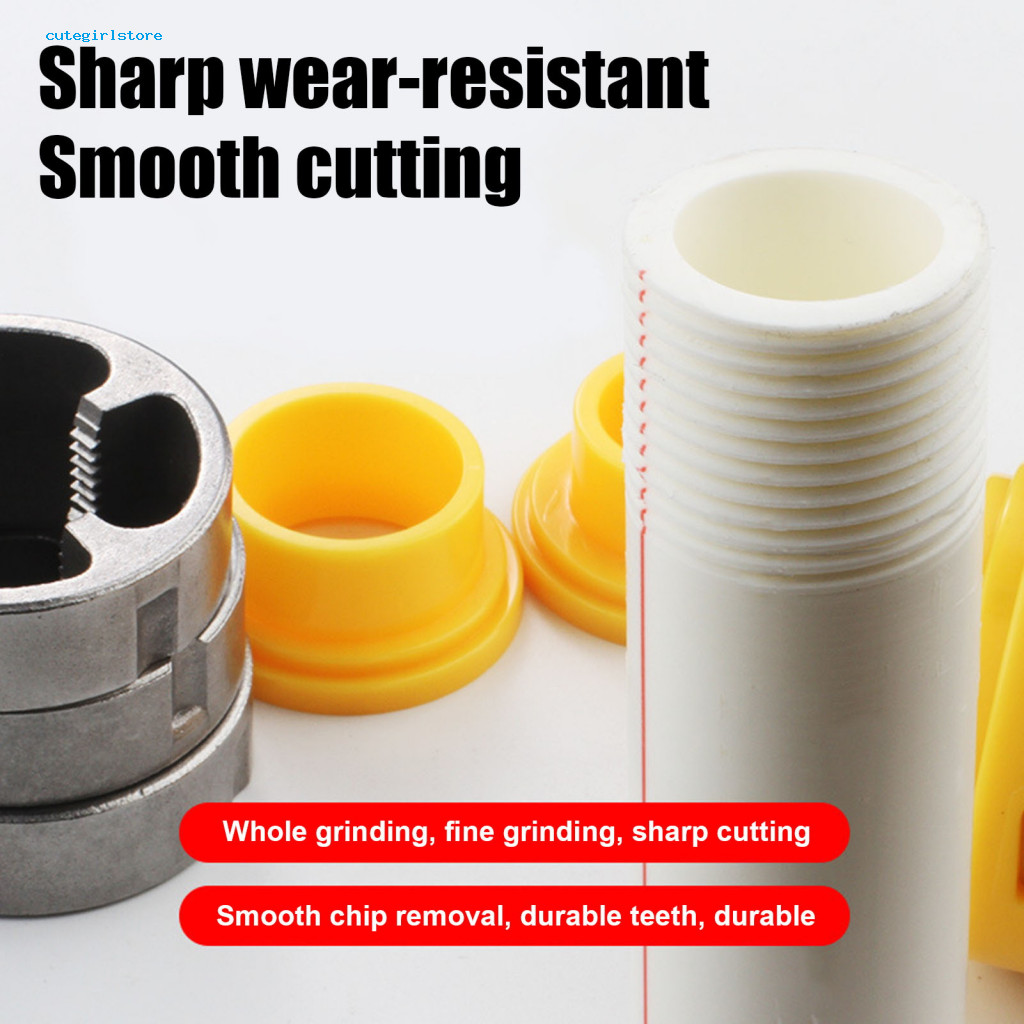 Cute_ Electric Drill Pipe Threader Electric Drill Pvc Pipe Threader Kit ...