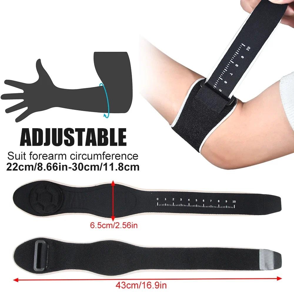 1PCS Tennis Elbow Brace - Adjustable Forearm Support Band with ...