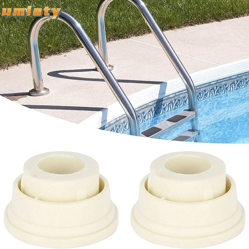 UMISTY Ladder Bumper, White Inground Ladder Rubber Plug, Accessory Pool ...